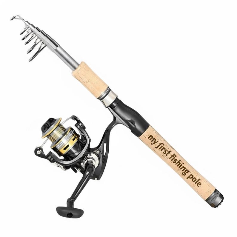 Personalized Fishing Pole Rod Custom Engraved Fishing Pole Gift for ...
