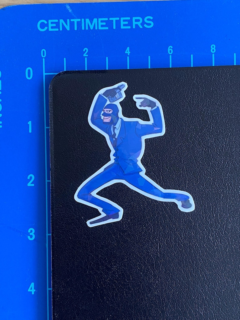 Hand Drawn TF2 Vinyl Stickers! the Spycrab! RED or BLU - Etsy