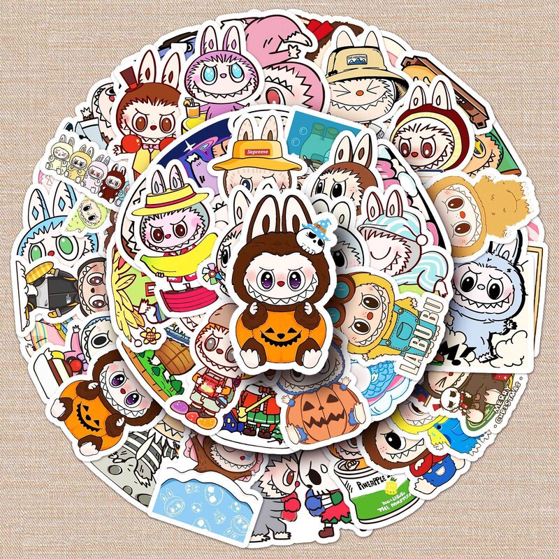 Labubu Stickers - Etsy