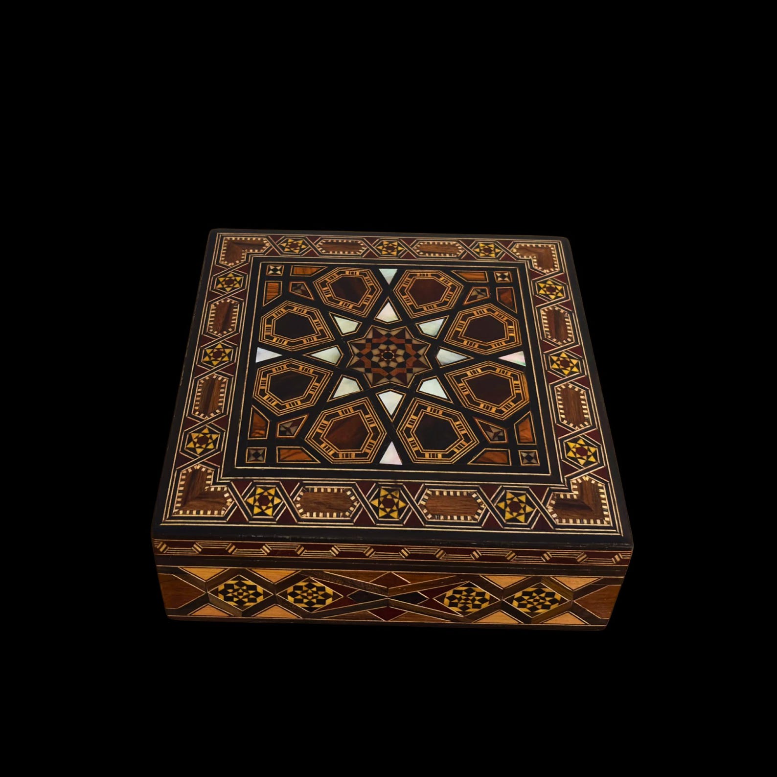 Damascene Mosaic Box – Handcrafted by Gaby Al Dayeh With Mother of ...