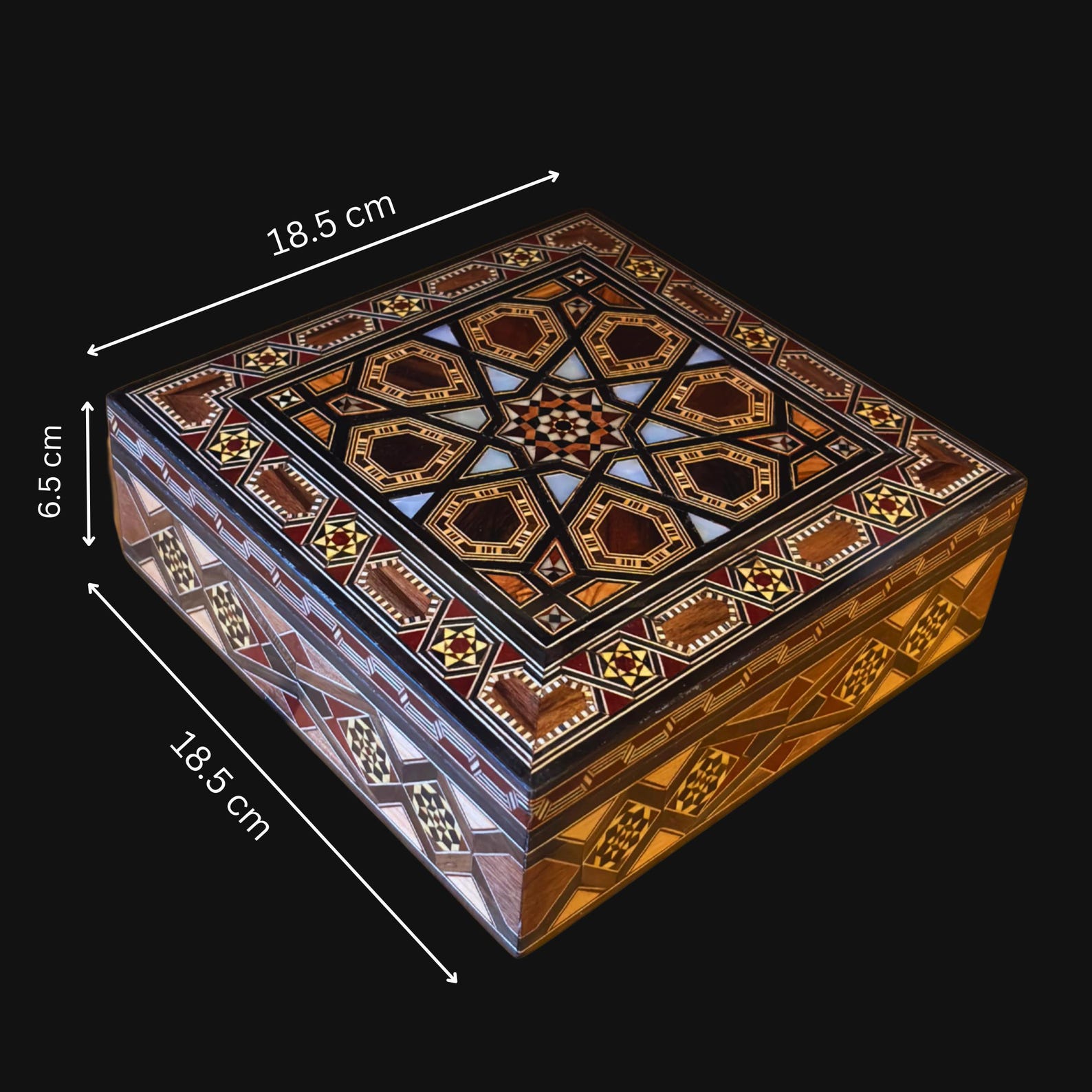 Damascene Mosaic Box – Handcrafted by Gaby Al Dayeh With Mother of ...