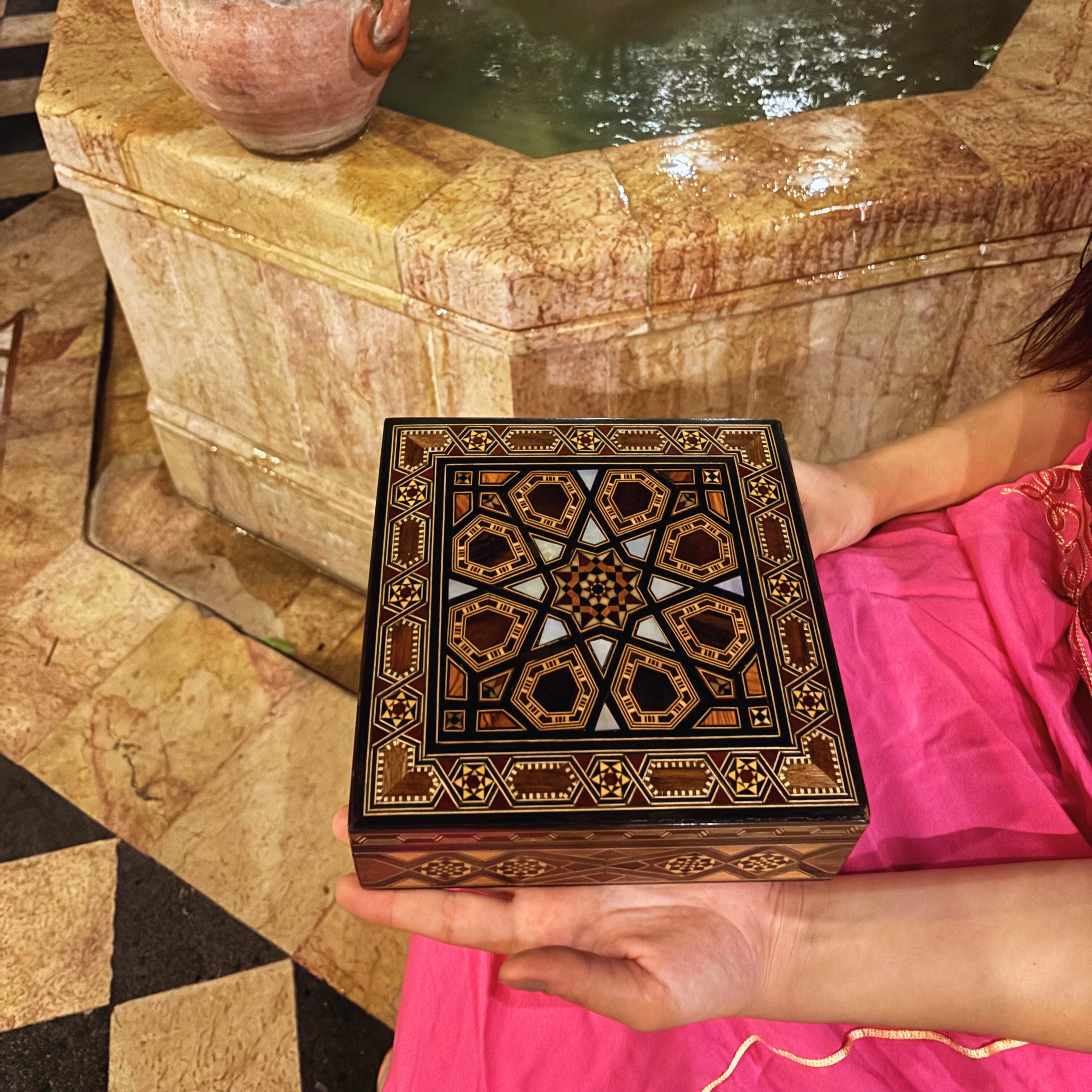 Damascene Mosaic Box – Handcrafted by Gaby Al Dayeh With Mother of ...