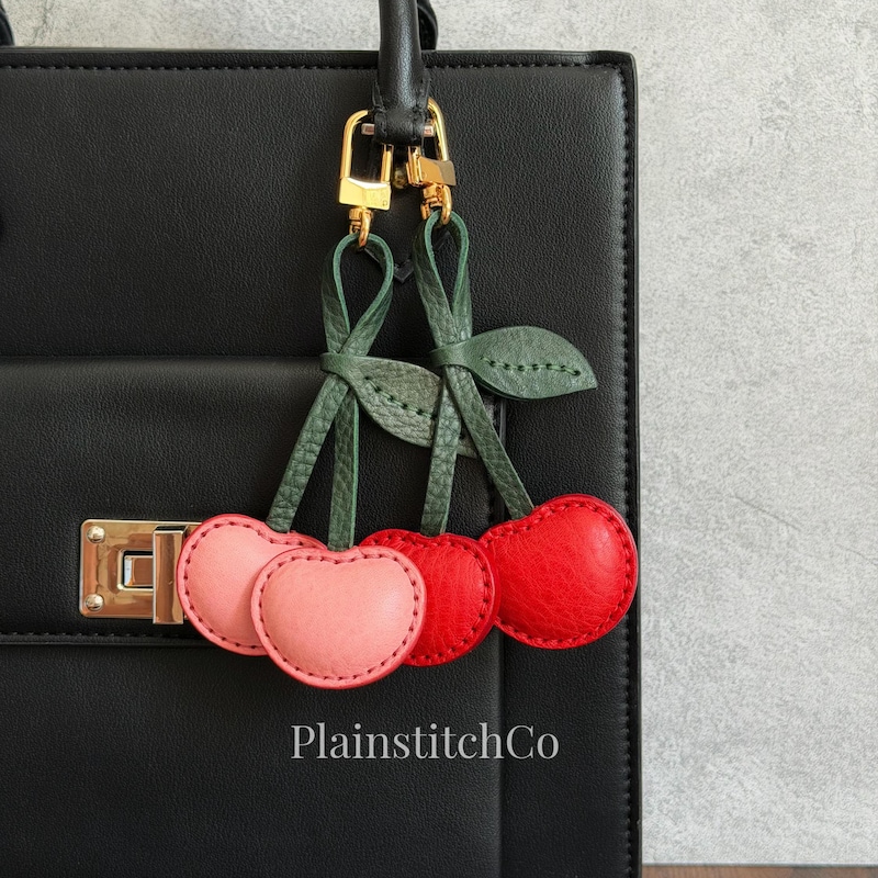 Custom Cherry Keychain - Etsy