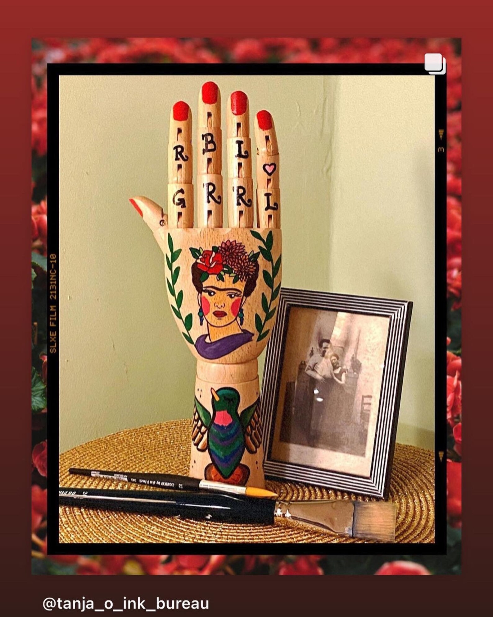 CUSTOM Hanpainted Wooden Hand - Etsy