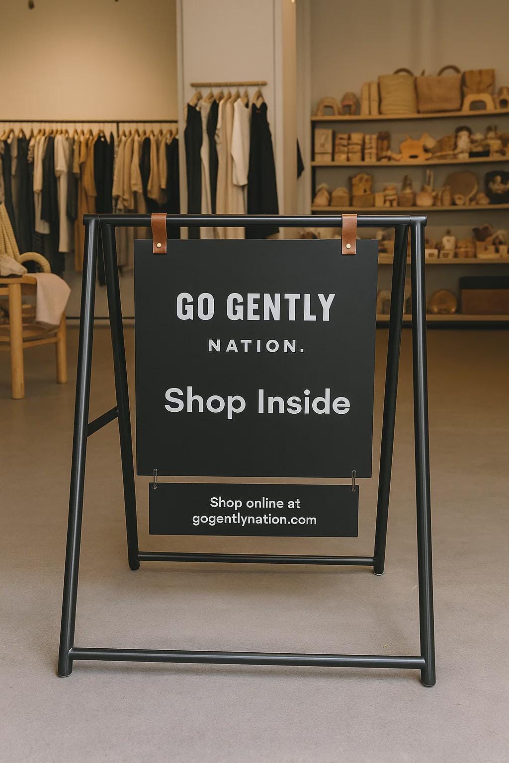 Business Sidewalk Sign – Custom Logo Street Display, Personalized ...