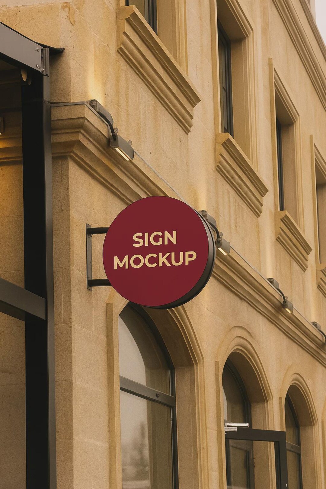 Premium 3D Light Box - Round Lightbox Sign - Double Sided Sign ...