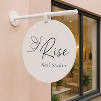 Round Blade Sign,double Sided Sign,custom Storefront Sign,blade Sign ...