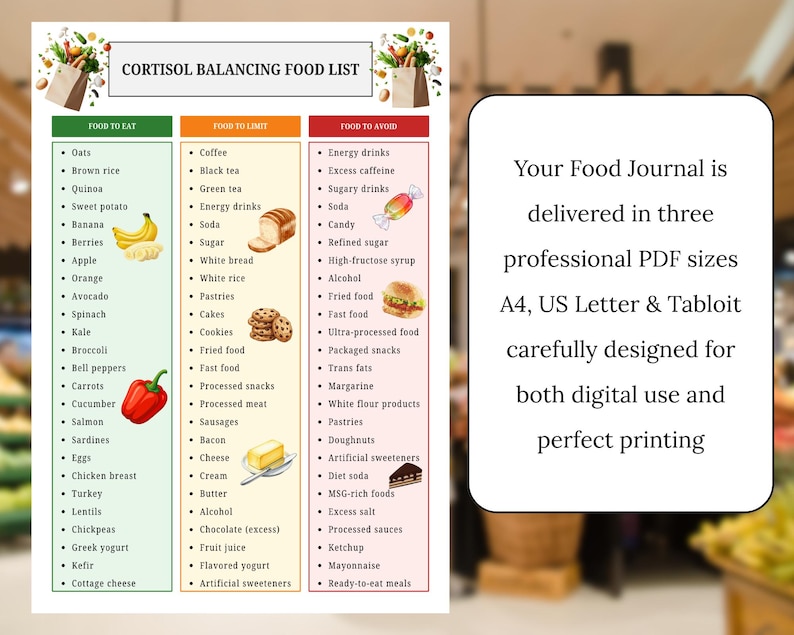 Cortisol Detox Diet Food List | Foods to Lower Cortisol Naturally ...