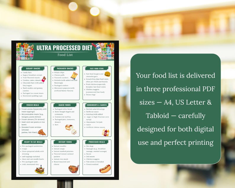 Ultra-processed Foods List, Ultra Processed Food Examples, Processed ...