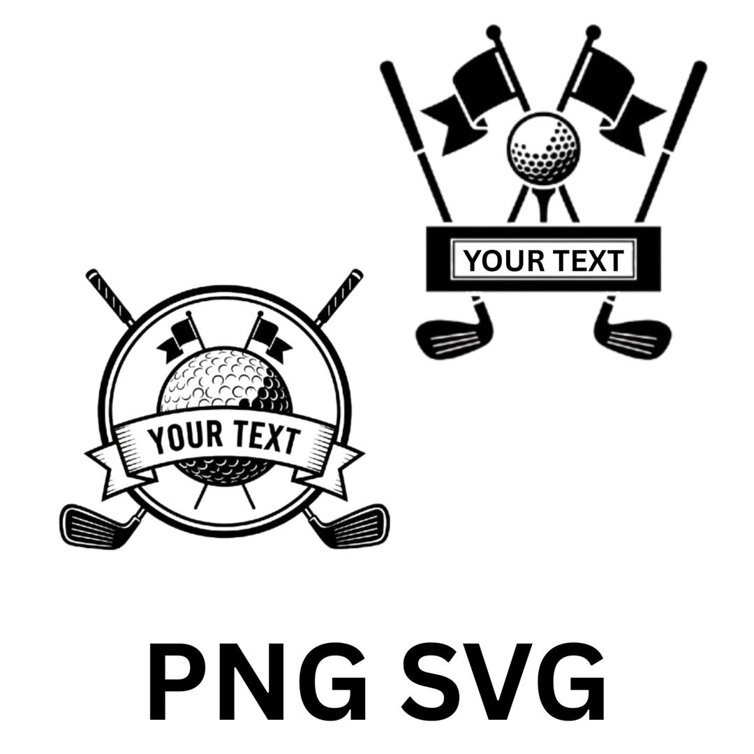 Personalized Golf SVG PNG – Custom Golf Logo With Name, Golf Ball ...
