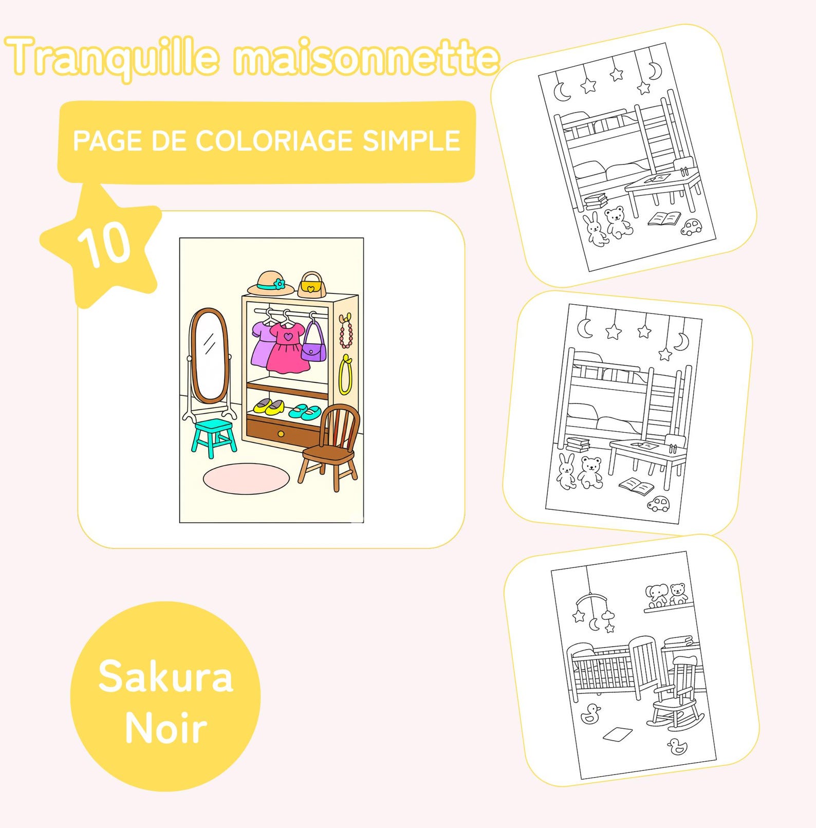 10 Quiet Little House Coloring Pages – Calm and Cozy Little Houses to ...