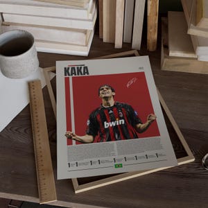 Kaka Poster, AC Milan Poster, Soccer Gifts, Sports Poster, Football ...