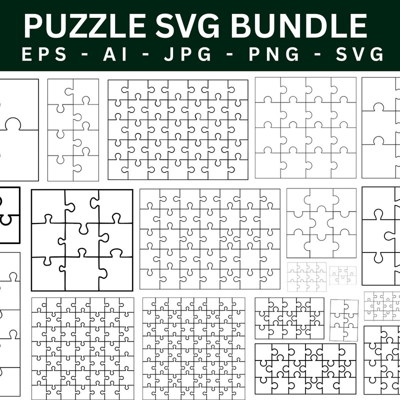 Lege puzzelstukjes - Etsy Nederland