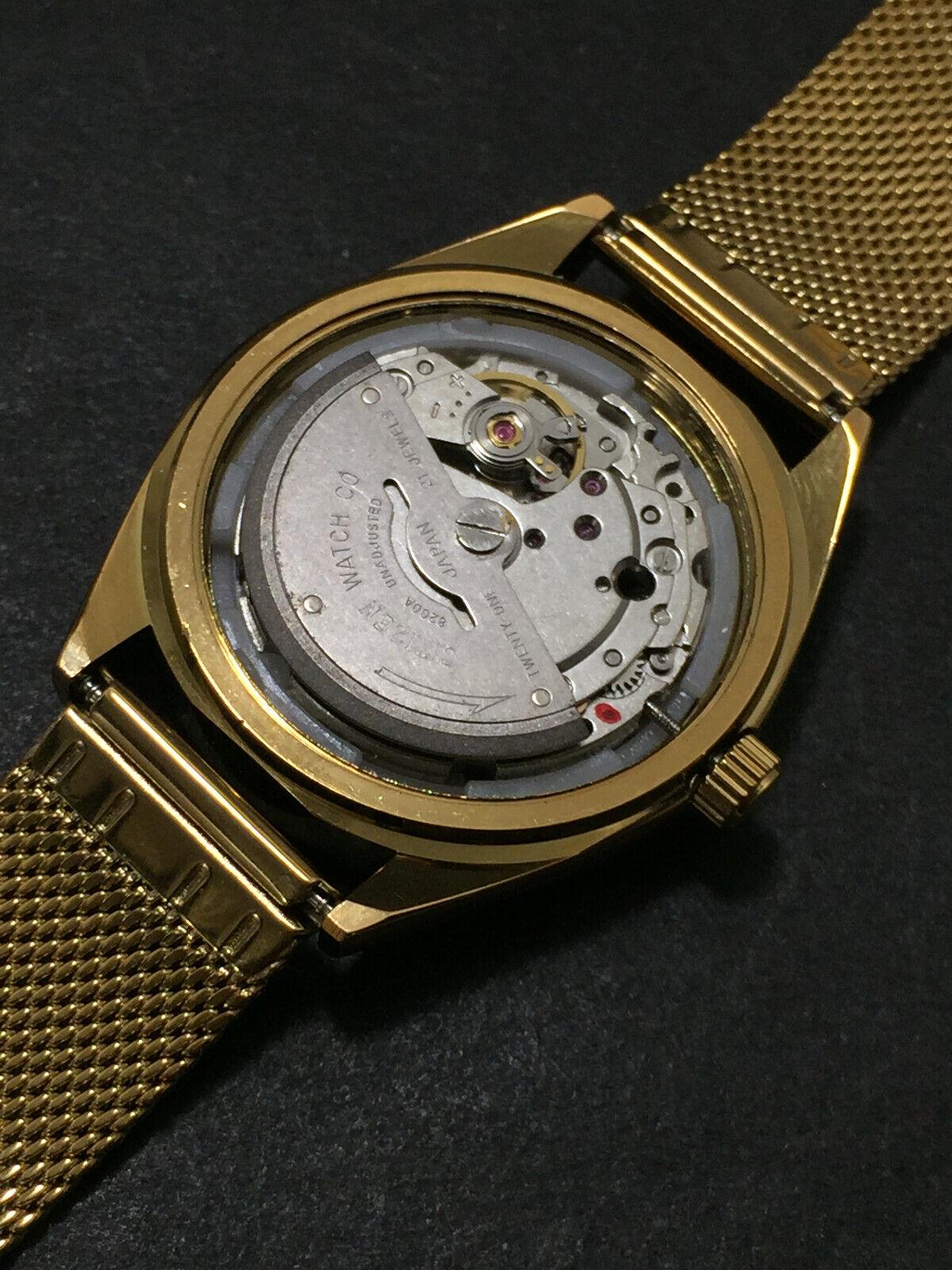 Citizen Automatic Movement Automatic Day/date Gold Dial Made in Japan ...