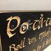 Potatoes Taters Engraved Wood Sign Hobbit Meals Menu Lord of the Rings ...