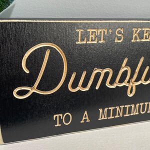 Let's Keep the Dumb Fuckery to a Minimum Office Desk Wood Sign Funny ...