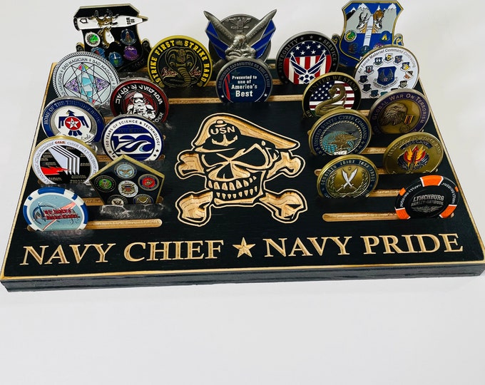 US Navy Chief Petty Officer Storm Breaker Challenge Coin CPO Mcpo Scpo ...