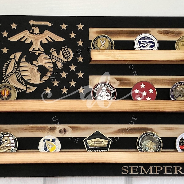Military Coin Display - Etsy