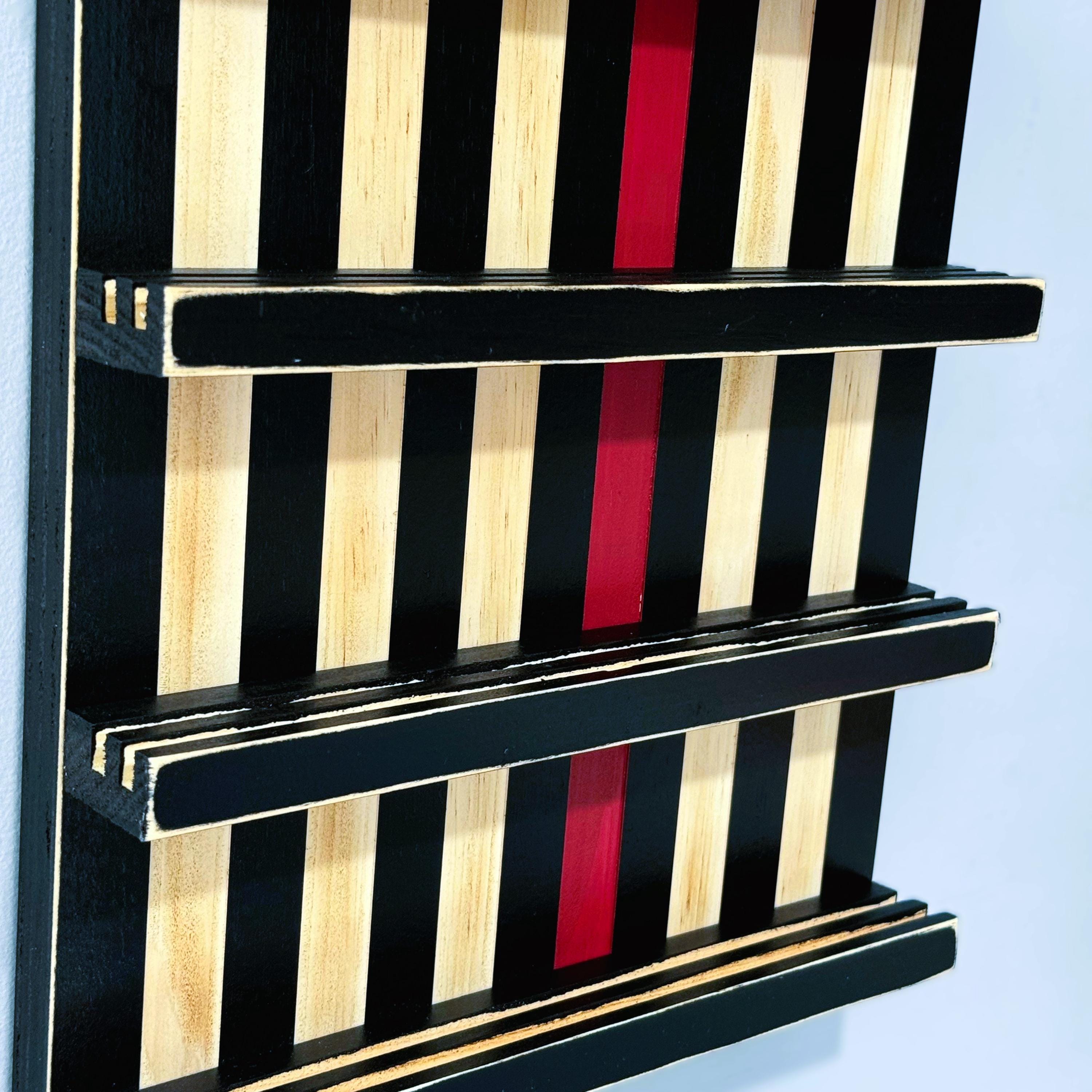50 Coins Thin Red Line Challenge Coin Display for Firefighters, First ...