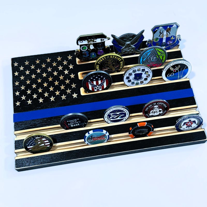 Challenge Coin Display - Etsy