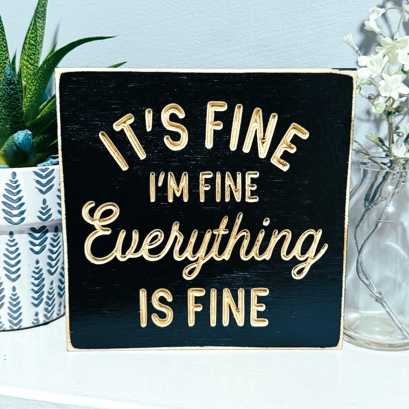 6x6 Wood Sign - Etsy