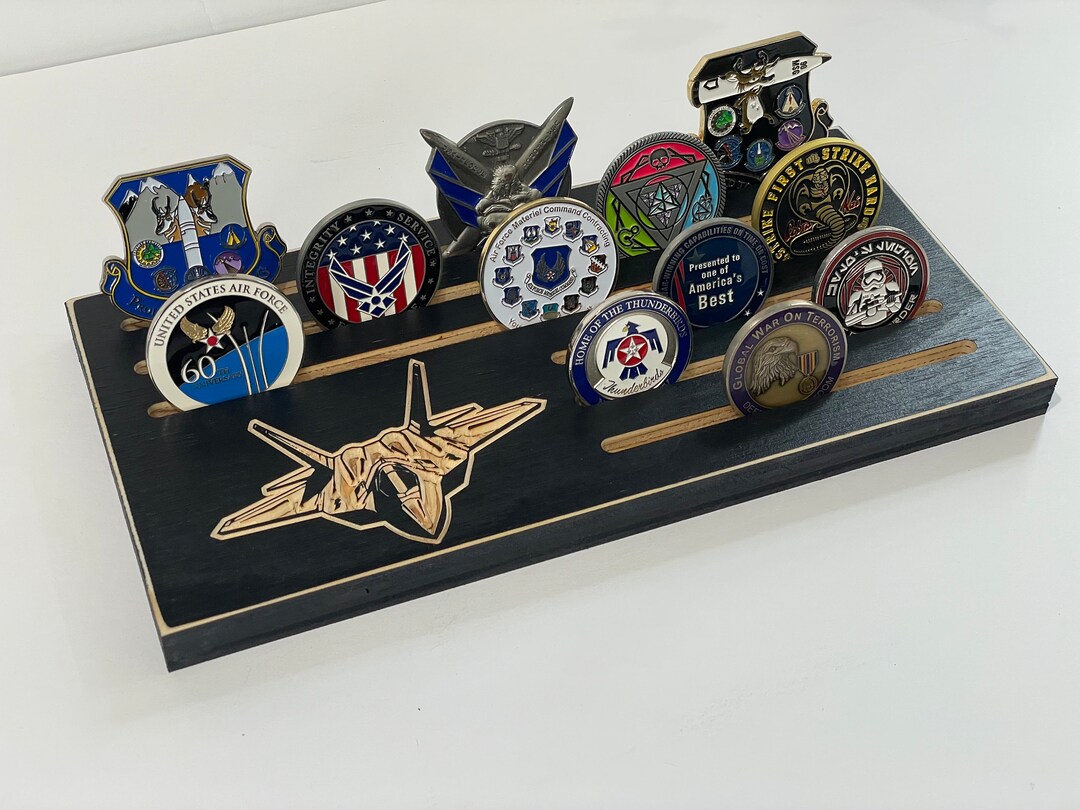 20 Coin Fighter Jet Pilot Air Force F-22 Raptor Air Force Military ...