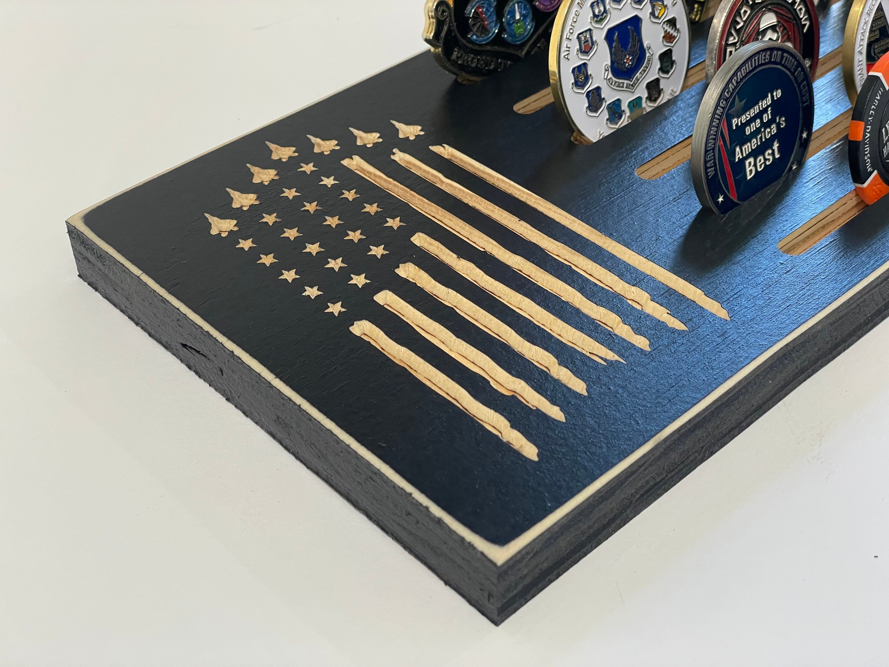 20 Coins Fighter Jet American Flag Air Force F-22 F-35 F-16 Navy ...