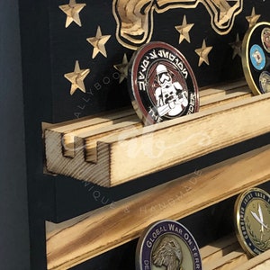40 Coins Navy Chief CPO Anchor Skull Challenge Coin Display Holder US ...