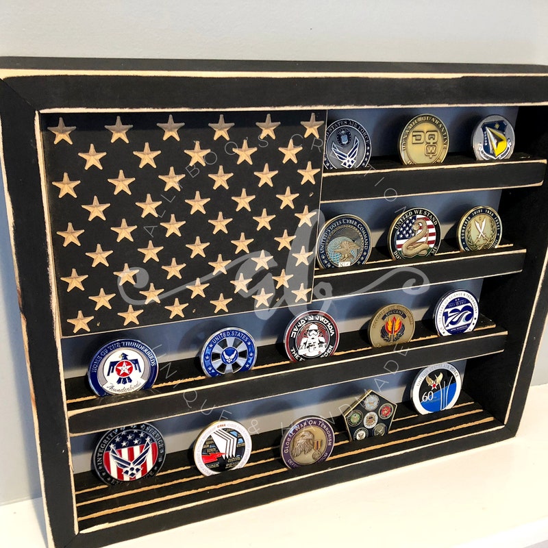 Challenge Coin Display - Etsy