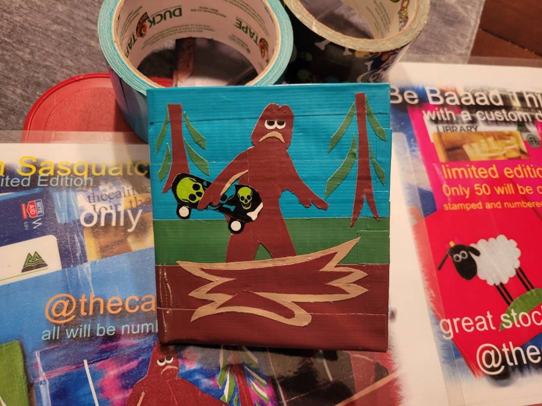 The Surly Sasquatch Custom Duct Tape Wallet - Etsy
