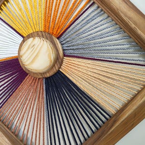 Handmade Geometric String Art Wall Decor - Etsy