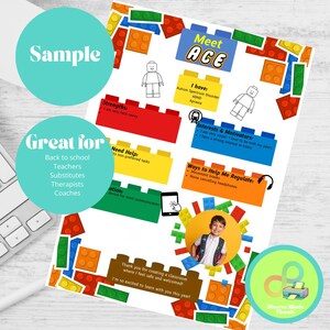 Printable and Editable Introduction Template for Autistic Kids -all ...