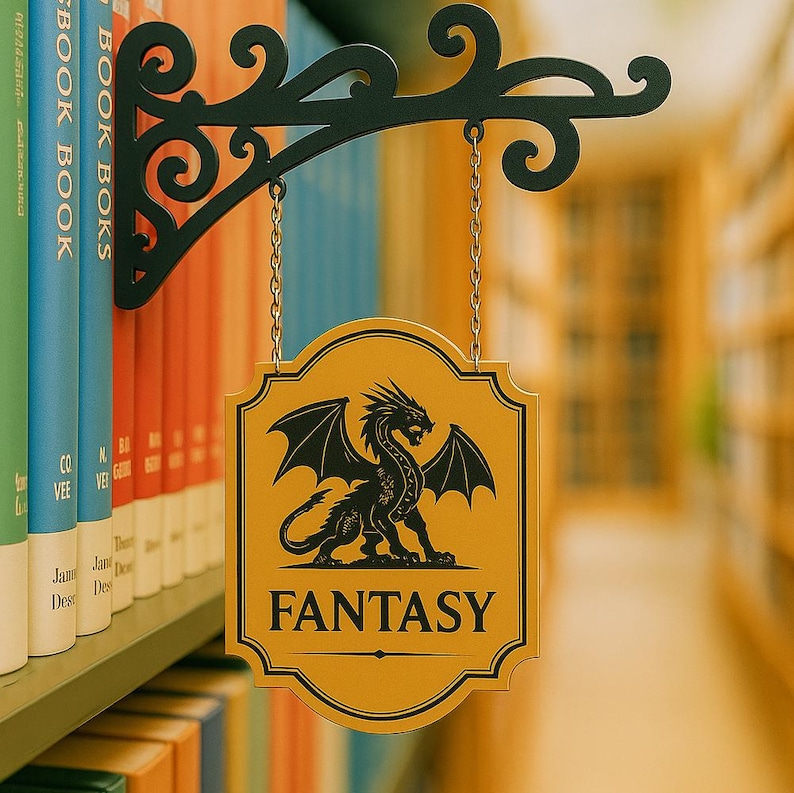 Custom Book Tavern Sign: Personalized Library Decor - Etsy