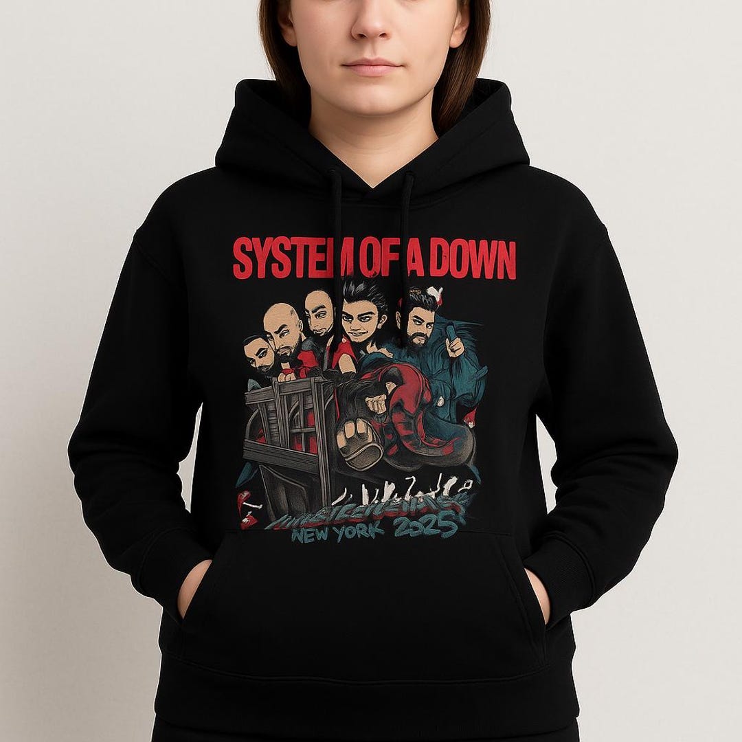 System of A Down Cartoon Hoodie, SOAD Fan Art Merch, Alternative Rock ...