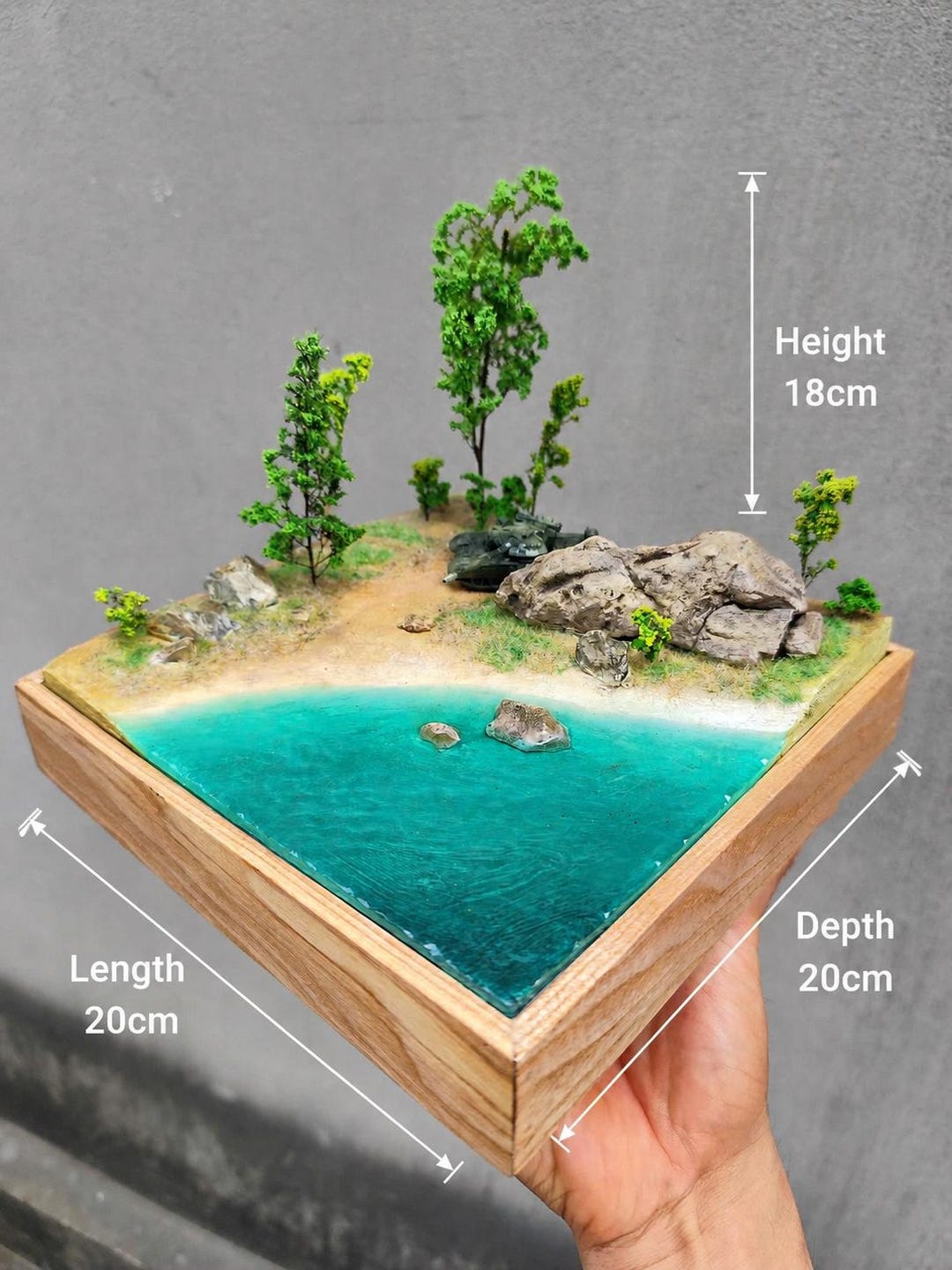 Tank Display aus Resin - Etsy.de