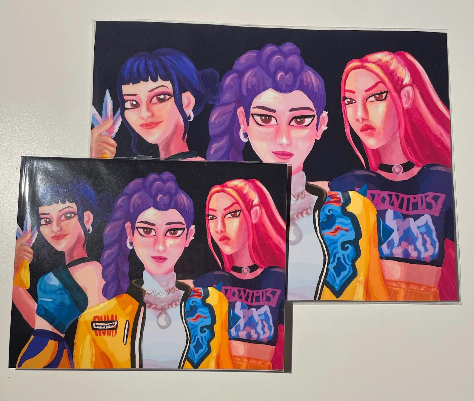 Huntrix | Kpop Demon Hunters | Digital Drawing Print - Etsy