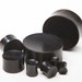 Black Plugs Black Wood Plugs Classic Black Ebony Wood - Etsy