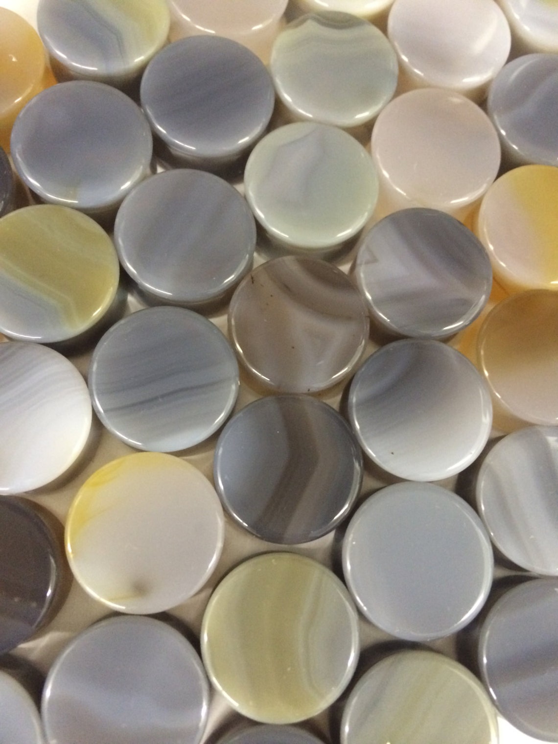 Grey Agate Plugs | Double Flared Plugs | Stone Plugs | Stone Gauges ...