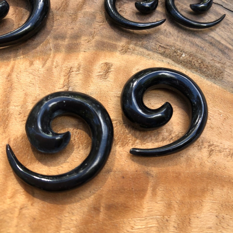 Classic Horn Spirals 12g 10g 8g 6g 4g 2g 0g 00g | Etsy