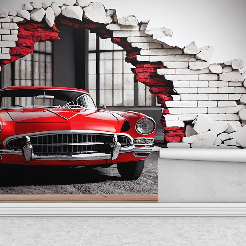 3d Wallpaper Cars - Etsy