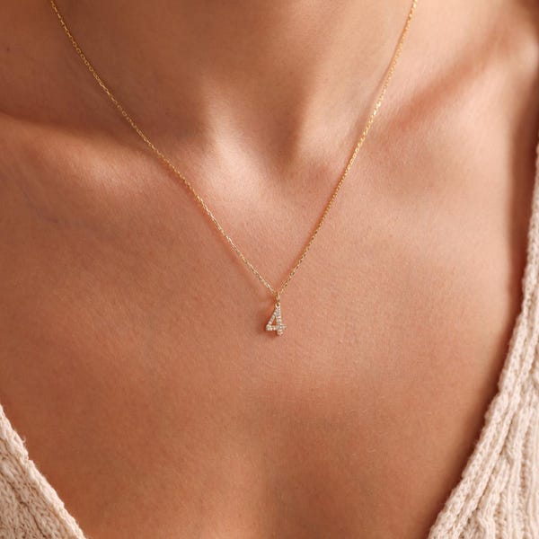 Number Necklace - Etsy