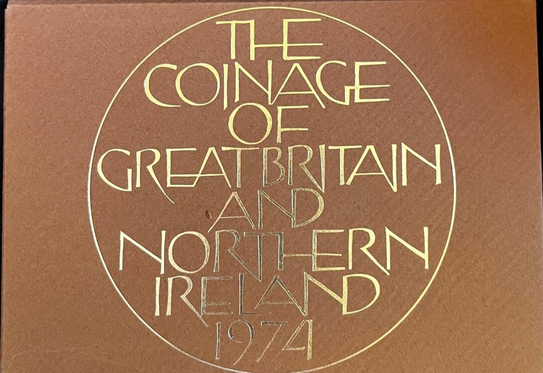 1974 Royal Mint Coinage of Great Britain and Northern Ireland Proof ...