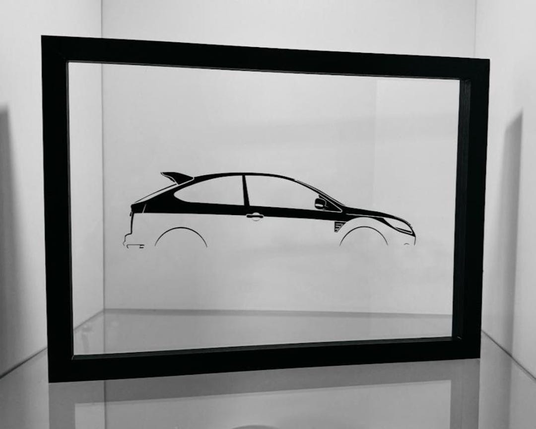 Car Art Frame "ford Focus Rs" 20 X 30 Cm - Etsy