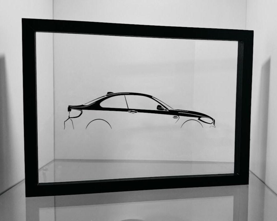 Car Art Frame "bmw M2 F87" 20 X 30 Cm - Etsy