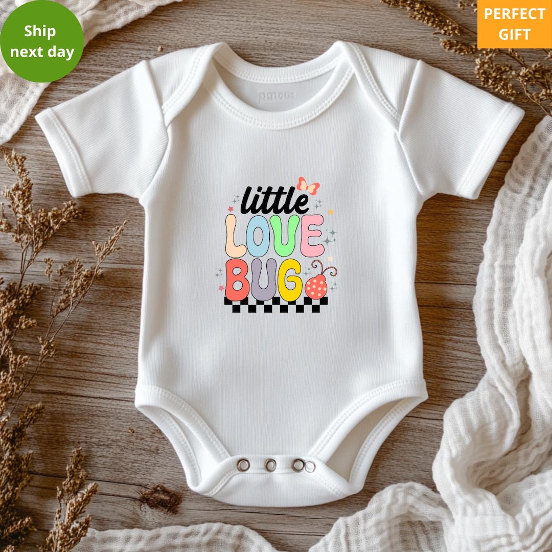 Little Love Bug Baby Onesie* - Cute Baby Bodysuit - Funny Newborn ...