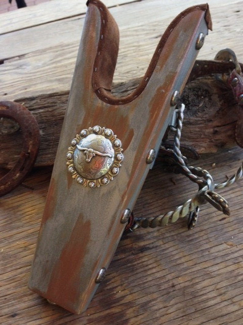 Rusty Silver Boot Jack With Concho - Etsy