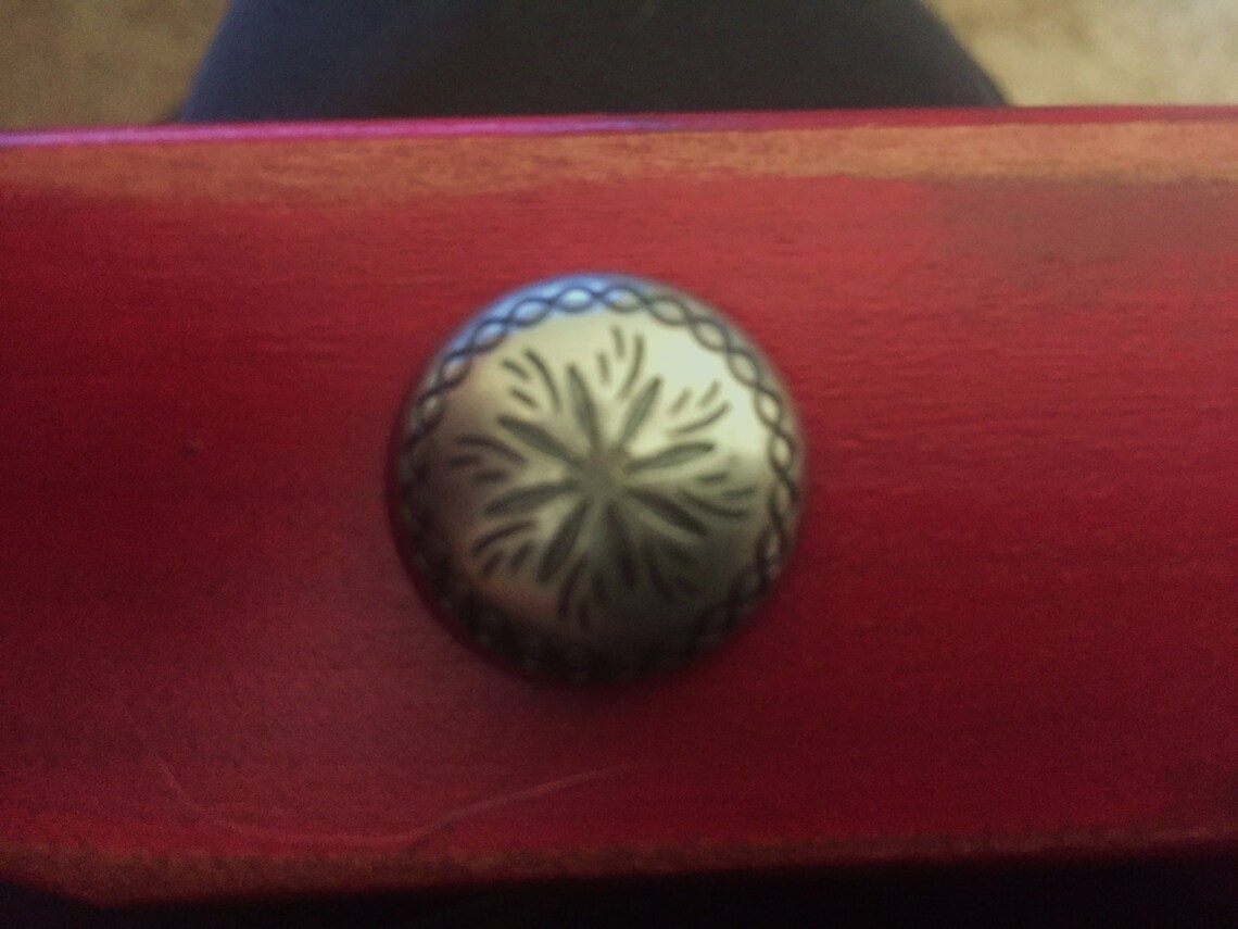 Large Rustic Red Bootjack With Concho - Etsy