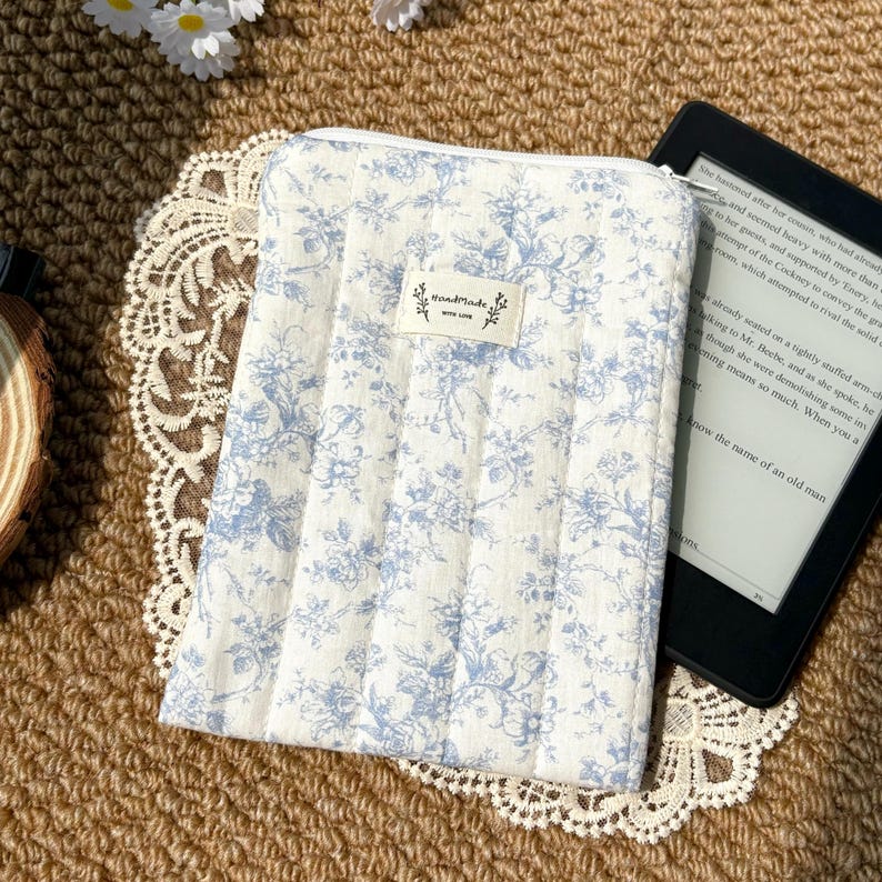 Coquette Book Sleeve, Flower Book Pouch, Book Accessories, Gift for ...