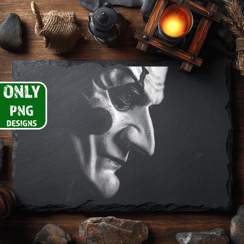 Spooky Halloween Laser Engraving PNG Bundle | Laser Files for Slate ...
