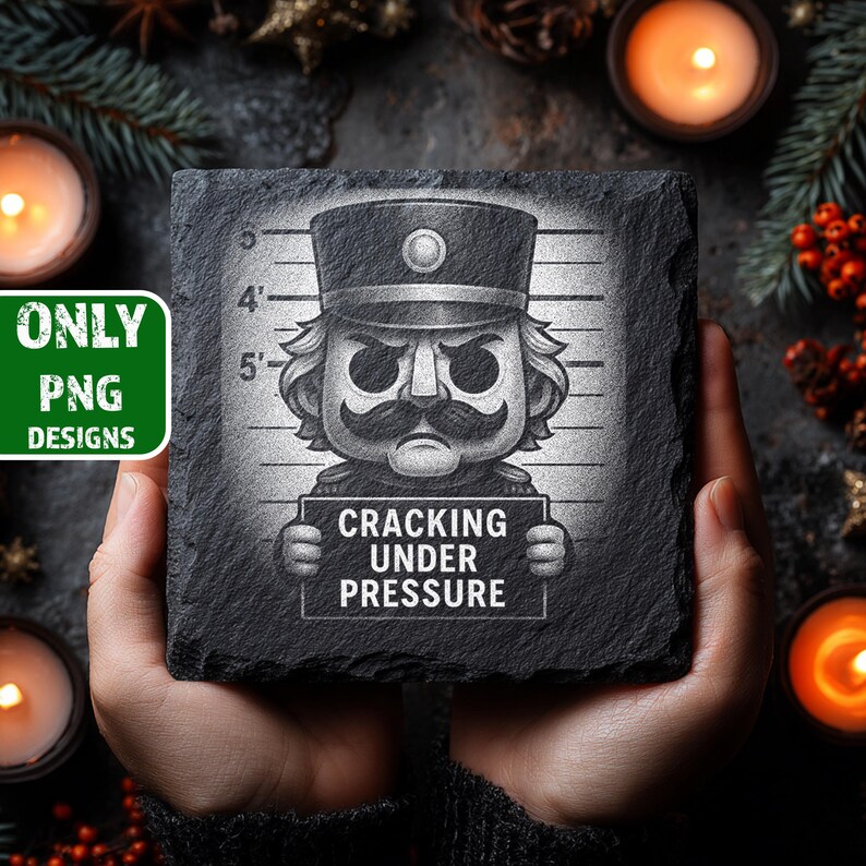 Christmas Mugshot PNG Bundle for Laser Engraving | Holiday Slate ...